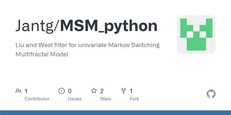 Github Jantgmsmpython Liu And West Filter For Univariate Markov