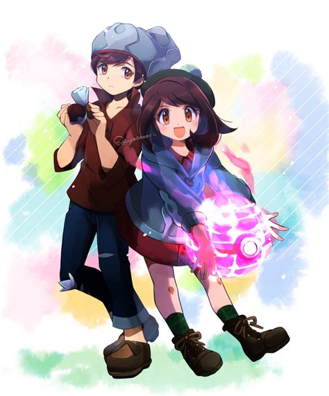 Gloria And Victor Pokemon And More Drawn By Ayateaori Danbooru