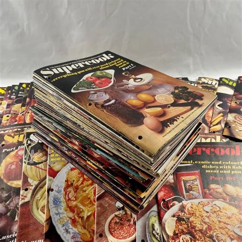 112 Vintage Supercook Magazines Complete Set With Index Cookbooks By