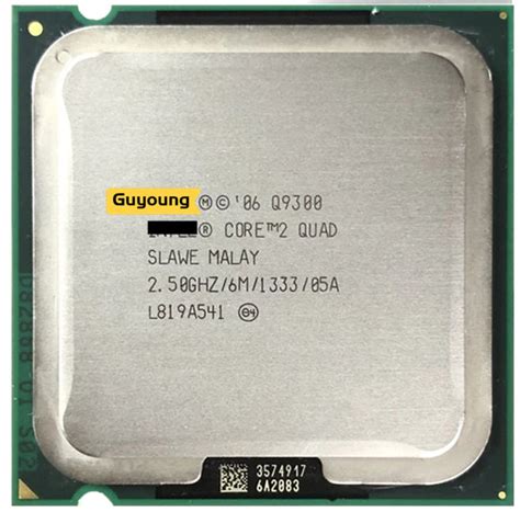 Core 2 Quad Q9300 2 5 Ghz Quad Core เครื่องประมวลผลซีพียู6m 95w Lga 775 Th