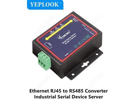 Ethernet Rj45 To Rs485 Converter Industrial Grade Serial Device Server Ethernet Lan Converter