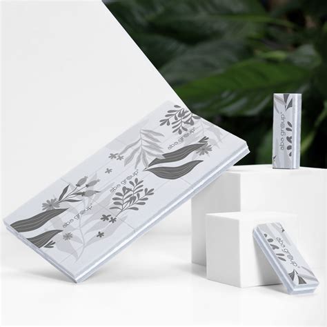 Aba Group Tear Off Buffer Block Of Disposable Tear Off Buffers Flowers” 100100 15 Pieces