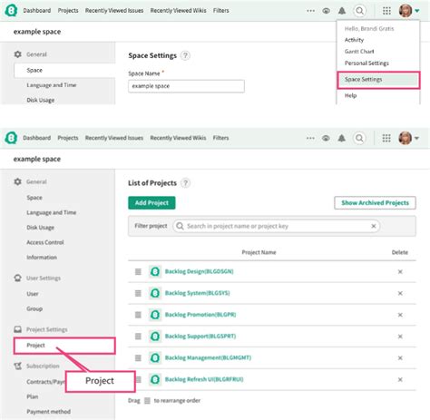 Project Setting Administrators Guide Backlog Enterprise Help Guide