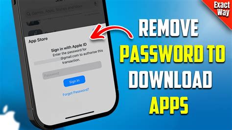 How To Disable Password For App Store Full Guide YouTube