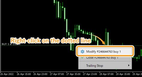 Place Trailing Stop Order Metatrader45 User Guide Myforex™