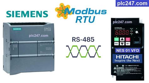 Siemens S7 1200 Modbus Rtu Hitachi Ne S1 Tutorial