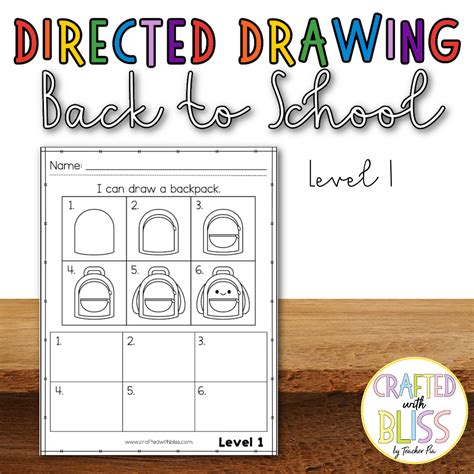 Back To Back Drawing Activity Templates