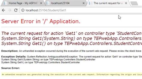 Action Selectors In ASP NET MVC The Engineering Projects