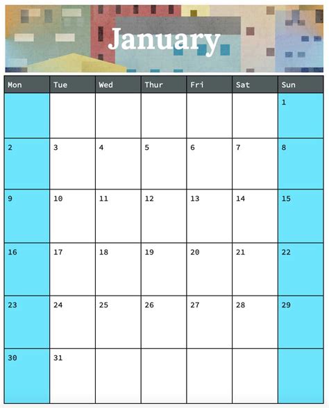 Essential Important Dates Calendar Template For Effective Planning