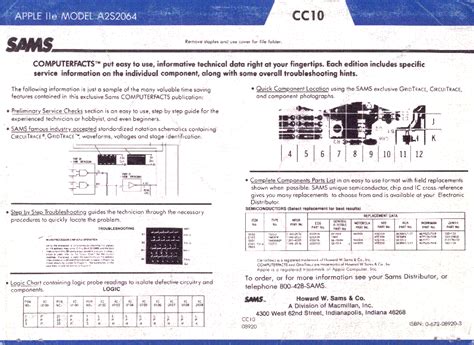 Apple Iie Computer Model A2s2064 Sm Service Manual Download Schematics Eeprom Repair Info For