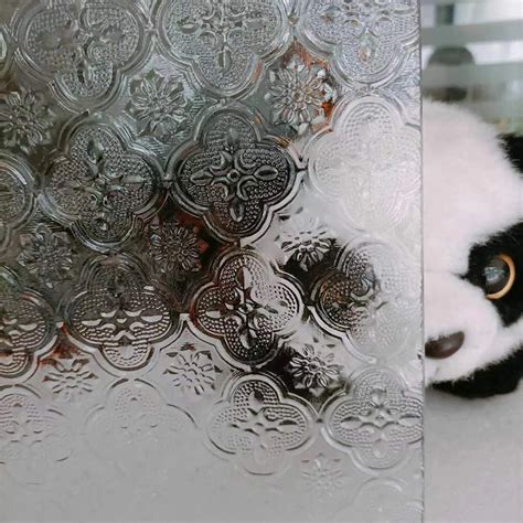 5mm Clear Patterned Glass Clear Pattern Manufacturer Shower Fluted