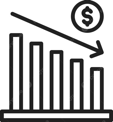 Decrease Icon Vector Image Decline Vector Shrink Vector Decline Vector Shrink Png And Vector