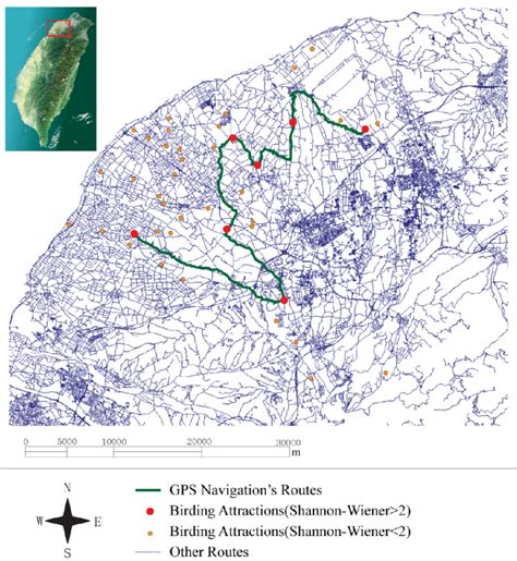 A Real GPS Navigation Routes Accounted For The Travel Distance Of