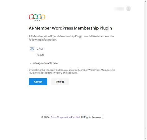 Zoho Crm Addon Documentation Armember