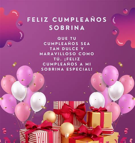 Feliz Cumpleanos Querida Sobrina