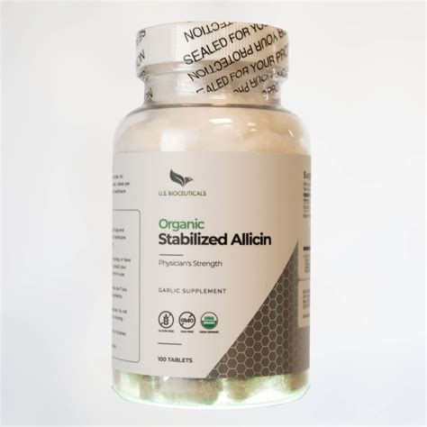 Organic Stabilized Allicin