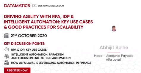 Datamatics On Linkedin Datamatics Ai Rpa Idp Usecases Paneldiscussion