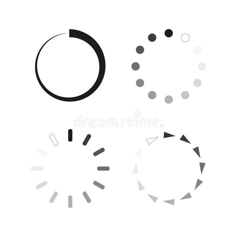 Loading Icon Download Buffering Working Process Indicator Vector