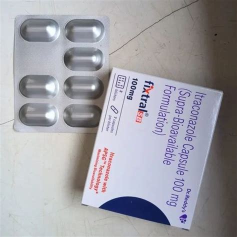 Fixtral Sb Itraconazole Capsules 100 Mg 1x7 Capsule At Best Price In