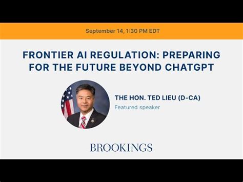 Frontier Ai Regulation Preparing For The Future Beyond Chatgpt Youtube