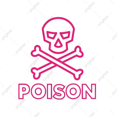 Icon Retro Style Illustration Of Poison Symbol With Skull And