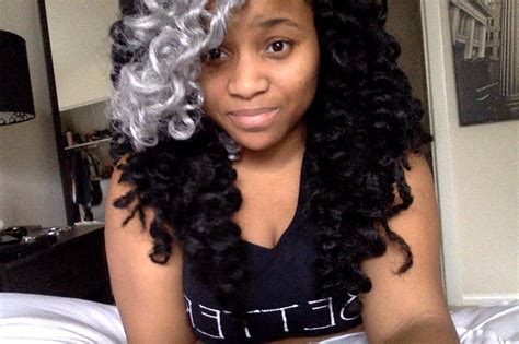 Grayblack Crochet Braids Do Not Attempt With Regular Braiding Hair