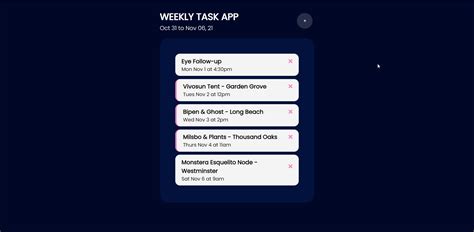 Github Diaseu Weekly Task Vue Weekly Task App Made In Vue Js