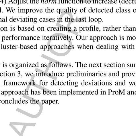 The Framework Of Detecting Deviations Download Scientific Diagram