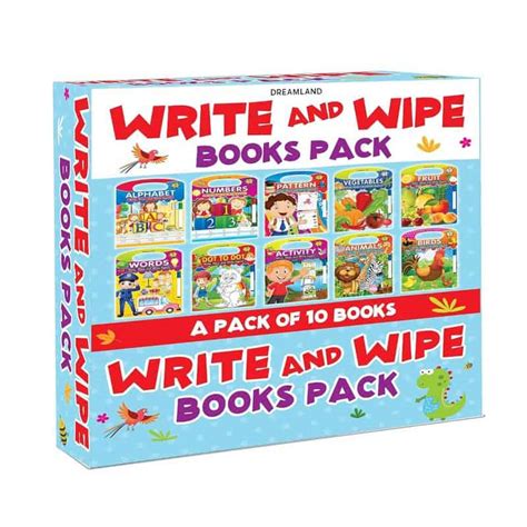 Write And Wipe Books Pack 10 Titles BidCurios