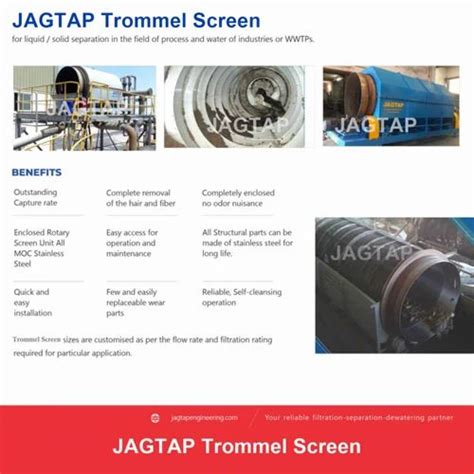 Trommel Screen For Refuse Derived Fuel Rdf Processing At Best Price