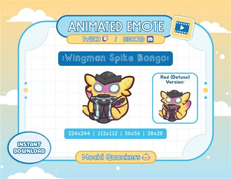 Valorant Animated Emote Valo Wingman Bongo Spike Defuse Plant