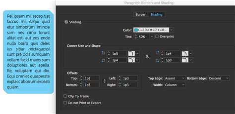 Indesign Tip Customized Corners On Paragraph Shading Wellness Design