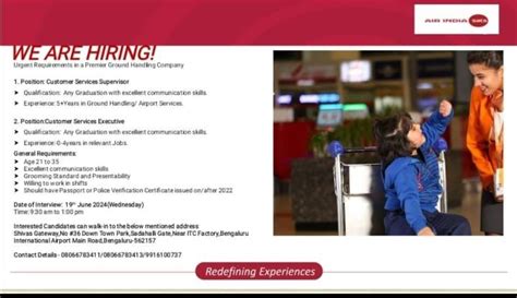 Sreedhar Sree On Linkedin Dear Linkedin Followers Walkin Interview On 19th June 2024 For Customers