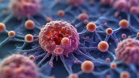 Premium Photo Cancer Cells Observed Under A Microscope