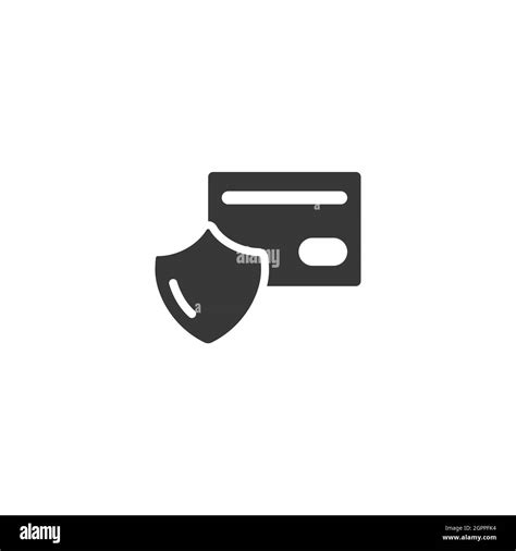 Secure Payment Credit Card And Security Shield Isolated Icon