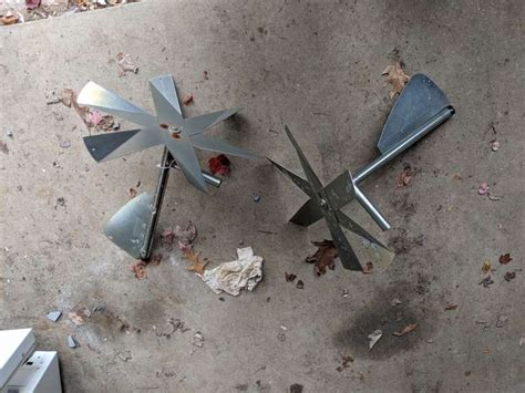 2 Metal Wind Vane Bid On Estates Auction Services