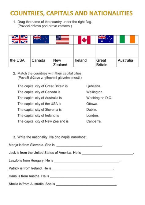 Asean Countries And Capitals Worksheet Live Worksheets 60 Off