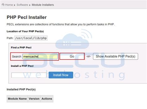 How To Install Memcache In WHM CPanel Server CentOS CPanel WHM