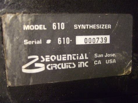 Matrixsynth Sequential Circuits Sixtrak Analog Synth Sn 000739