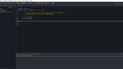Java Program To Accept Two Strings Abc Xyz As Cmd Line Arguments And Print The Output Abc Pqr