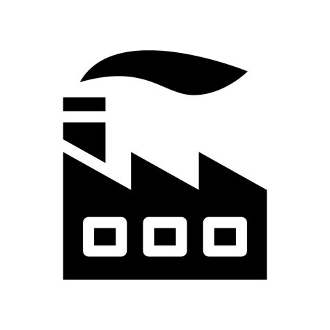 Factory Icon Vector Symbol Design Illustration 26220905 Vector Art At