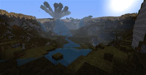 Custom Terrain Made With Voxelsniper Minecraft Map