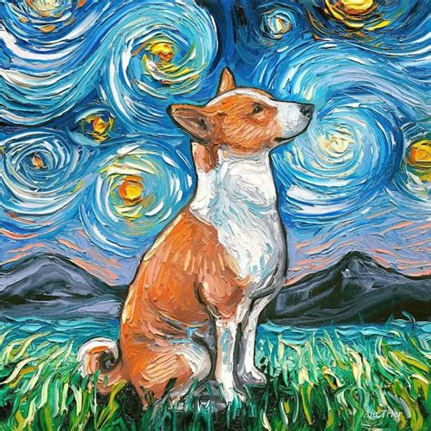 Starry Night Dogs Series Places Pups Inside Of Van Goghs Iconic Painting