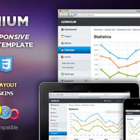 Adminium Modern Admin Panel Interface Admin Panel Template Admin