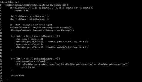 Leetcode 面试题 0102 判定是否互为字符重排 Csdn博客