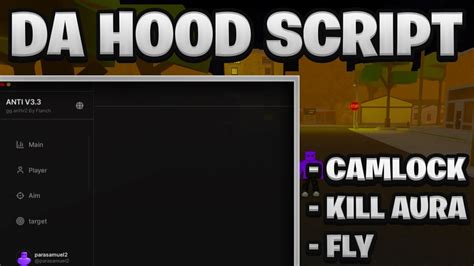 NEW BEST Da Hood Keyless Script Pastebin ROBLOX Camlock Fly Exploit YouTube