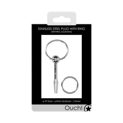 Ouch Urethral Sounding Metal Plug Bdsm Australia