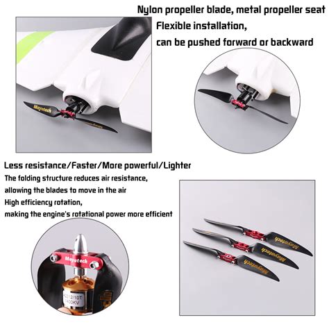 Mayatech 6mm Package For Sale Model Aircraft Metal Folding Propeller Folding Nylon Propeller