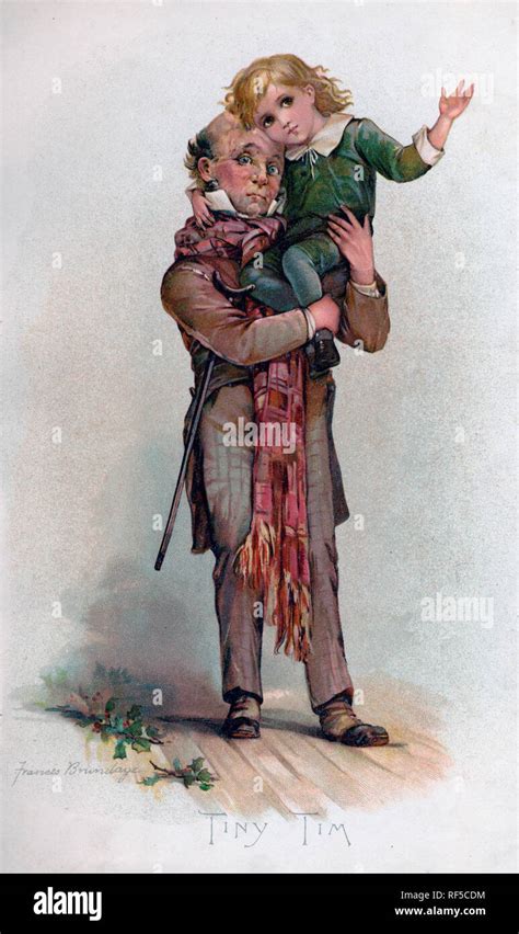 Tiny Tim Christmas Carol Drawing