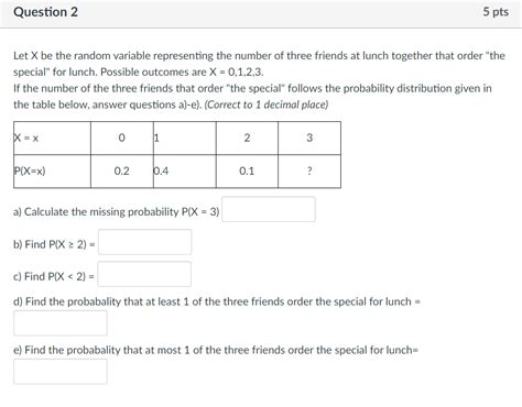 Solved Let X Be The Random Variable Representing The Number Chegg